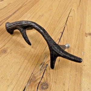 Deer Antler Drawer Pulls, Cabinet Handles, Door Handle, Cupboard Handle, Elk Horn, Knobs ...