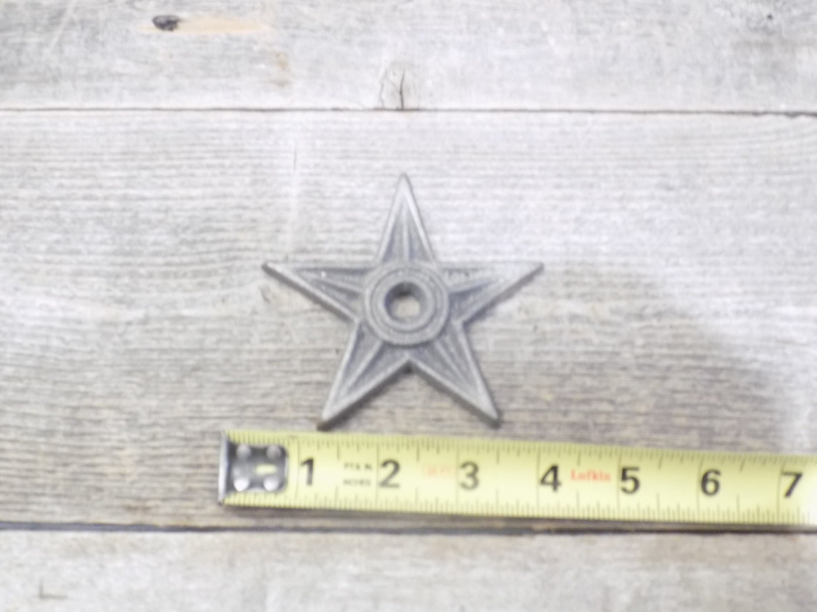 12 Cast Iron Stars Washers 3 7/8 Flag Decor Wall | Etsy