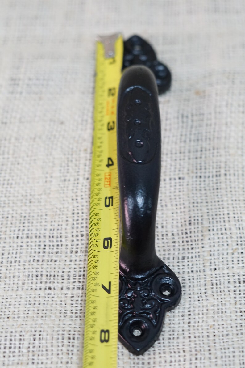 4 Large Handles Cast Iron Antique Style Door Handles Gate - Etsy