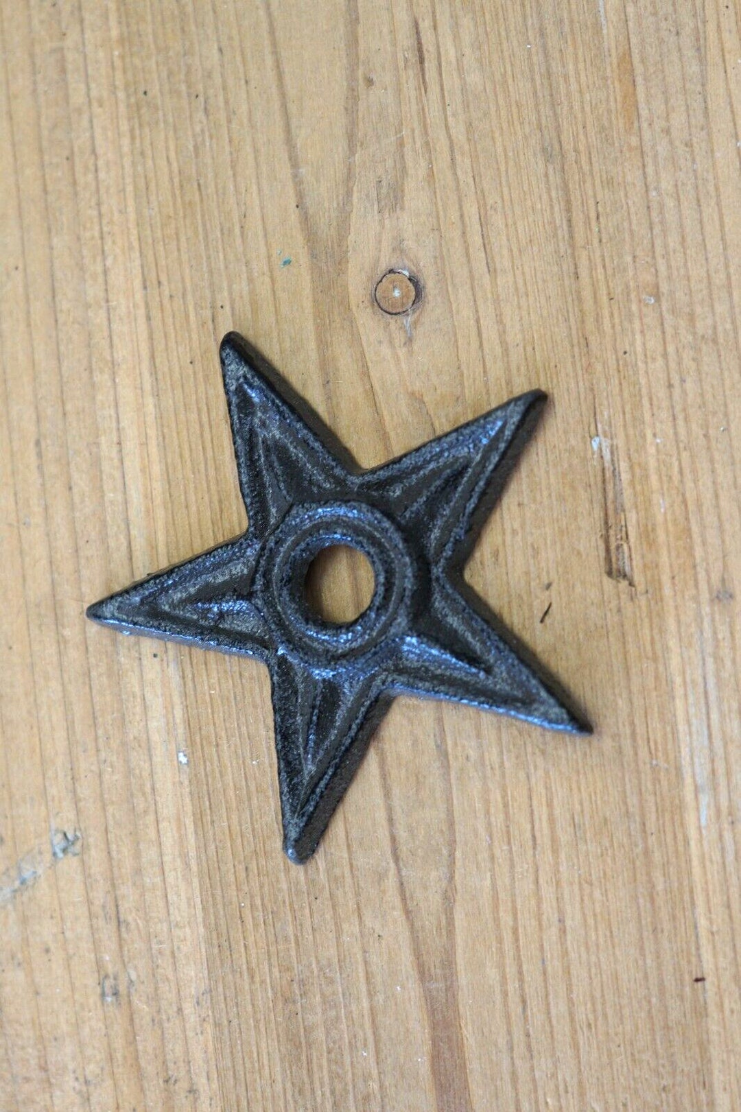 Cast Iron Stars Washer Texas Lone Star Ranch 3" Primitive Rustic Craft ...