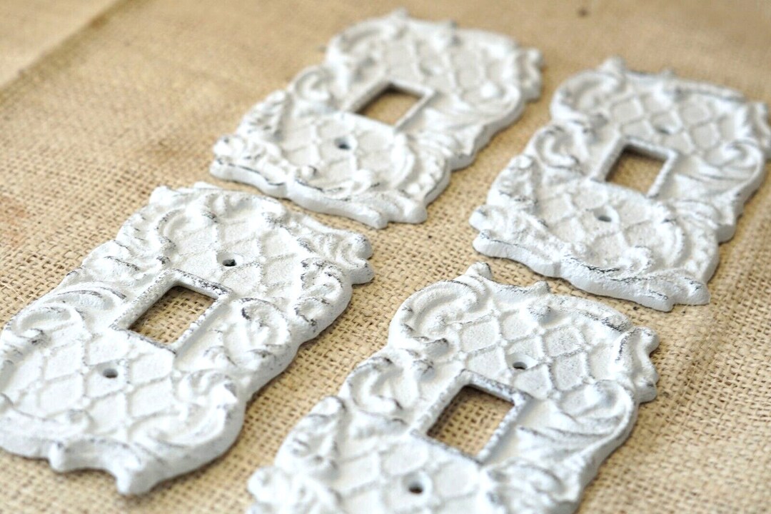 4 Light Switch Covers Light Switch Plates Toggle Cast Iron - Etsy