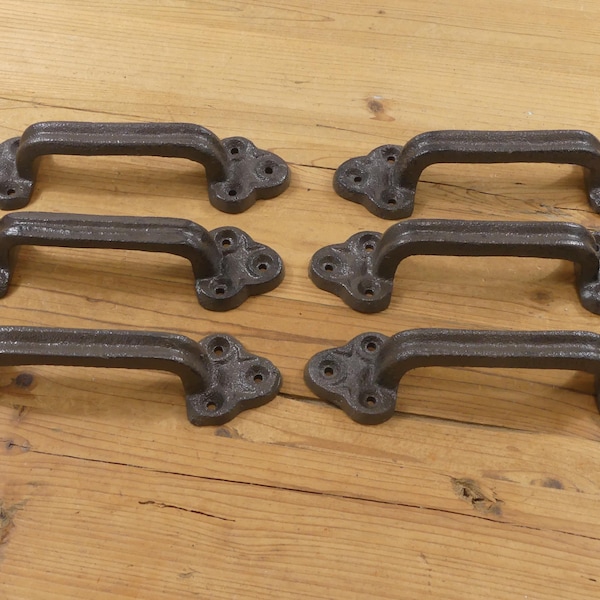 Rustic Cast Iron Barn Door Handles - Etsy