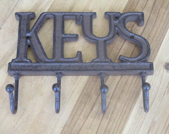 Cast Iron Key Holder - Etsy