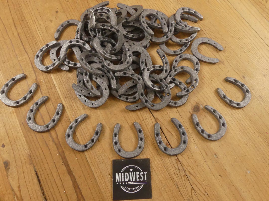 25 Small Cast Iron Horseshoe Cast Iron Metal Horseshoes Good Luck ...