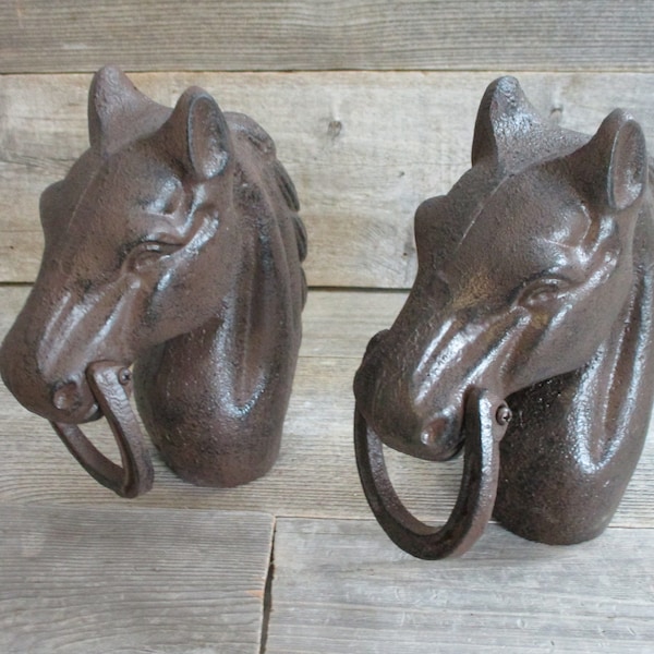 Antique Cast Iron Hitching Post - Etsy