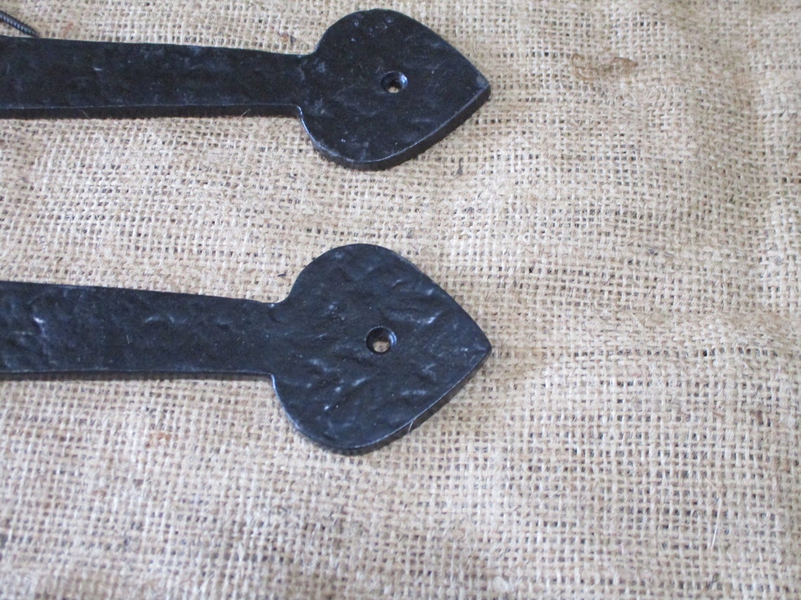 4 IRON DUMMY HINGES Decorative Hinge Black Faux Fake | Etsy