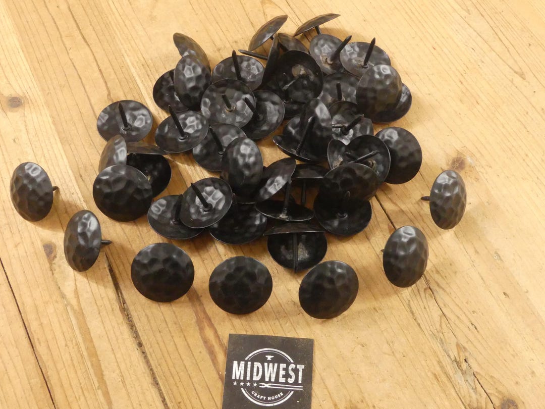 50 Decorative Nail, Clavos, Black, 1 1/2", Tacks Clavo, Door Nails ...