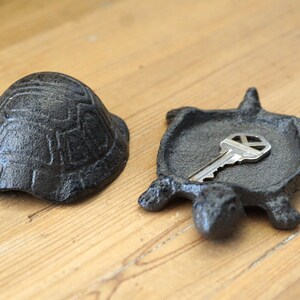 Turtle Hide A Key Box Hideaway Rustic Cast Iron Garden Decor - Etsy