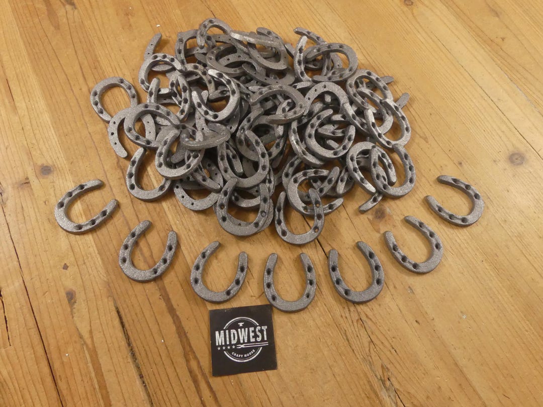 100 Small Cast Iron Horseshoe Cast Iron Metal Horseshoes Good Luck ...