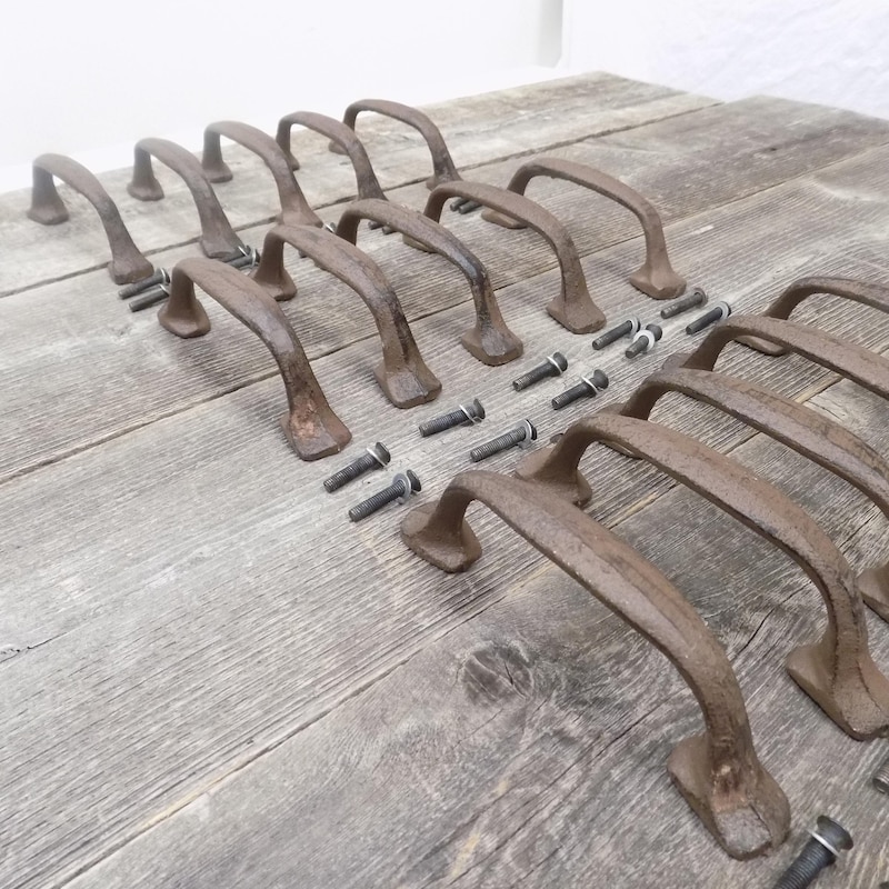 Rustic Cabinet Pulls - Etsy