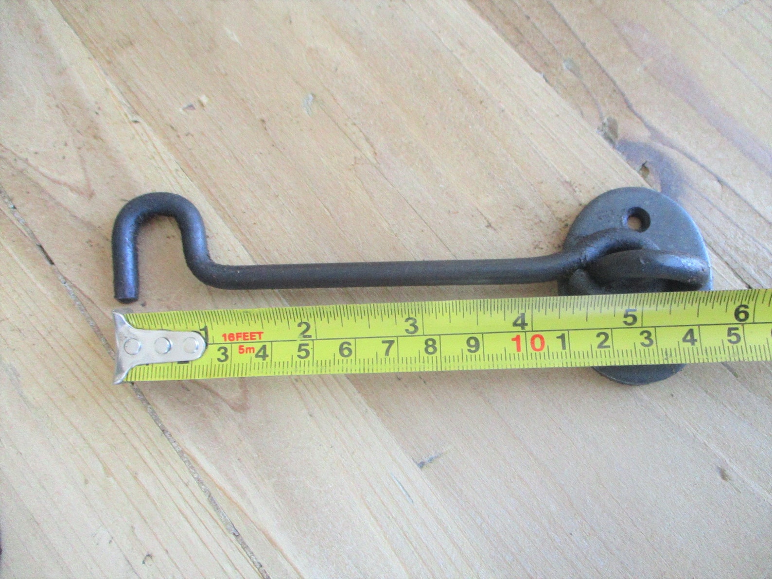 Hook and Eye Latch Lock 5.5 Long, Shed Lock, Gate Lock, Cabin ...