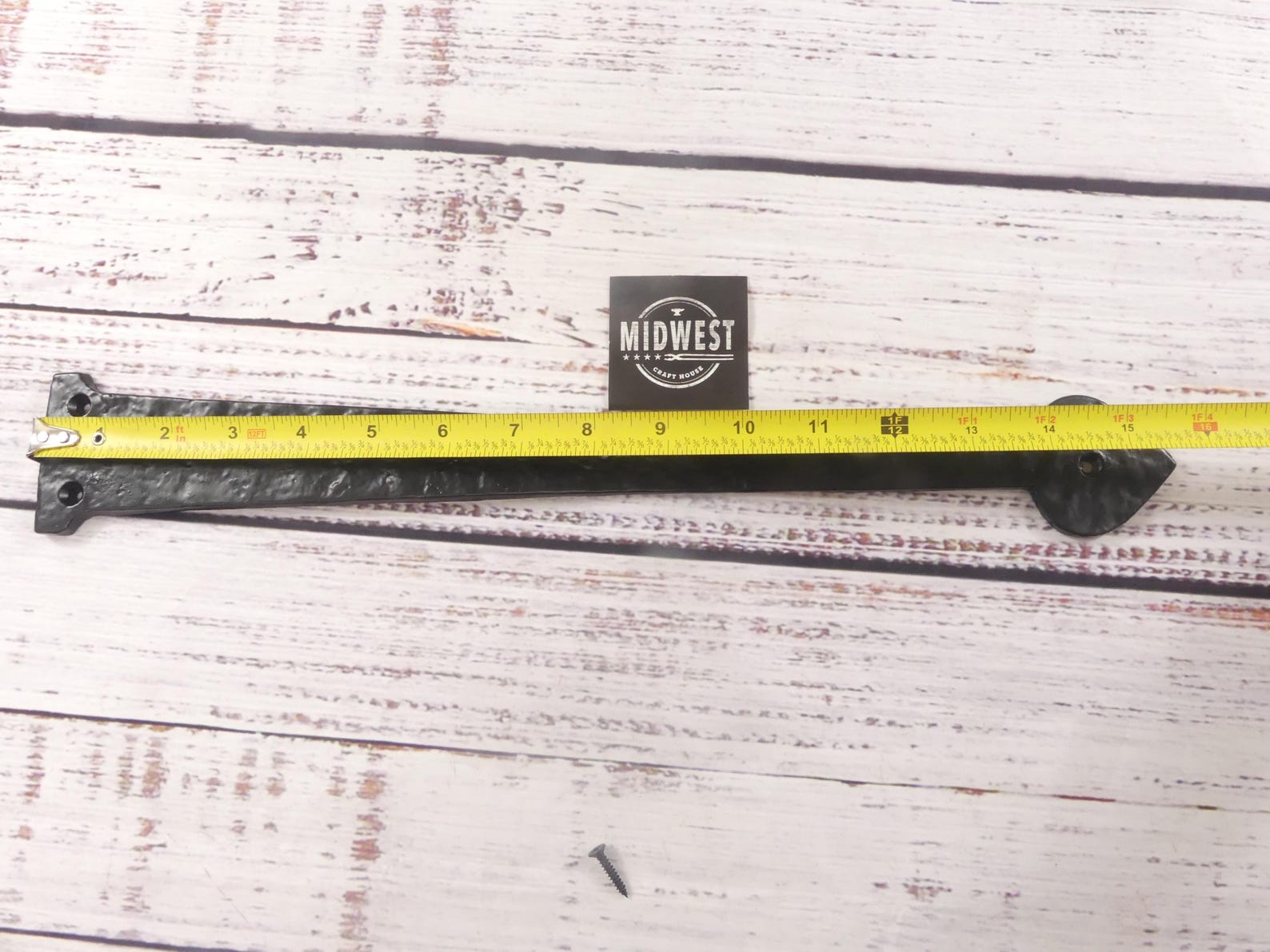 4 Iron Dummy Hinges, Decorative Hinge, Black, Faux, Fake Hinges, Large ...
