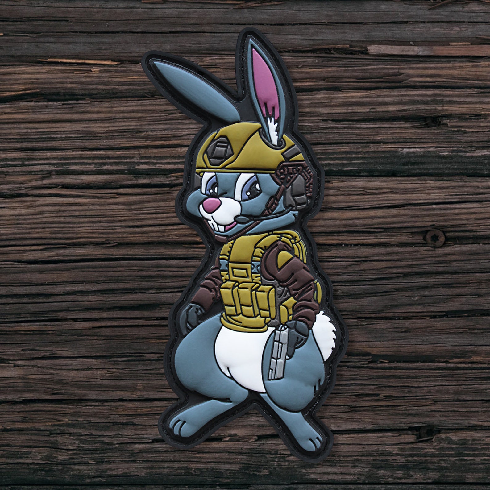 Tactical Bunny PVC Patch - Etsy