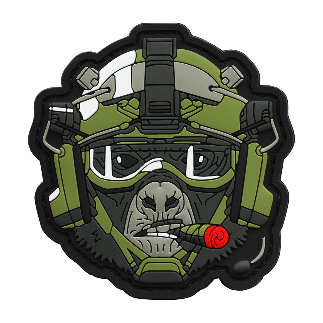 Patch Junkie Tactical Gorilla PVC Patch - Etsy
