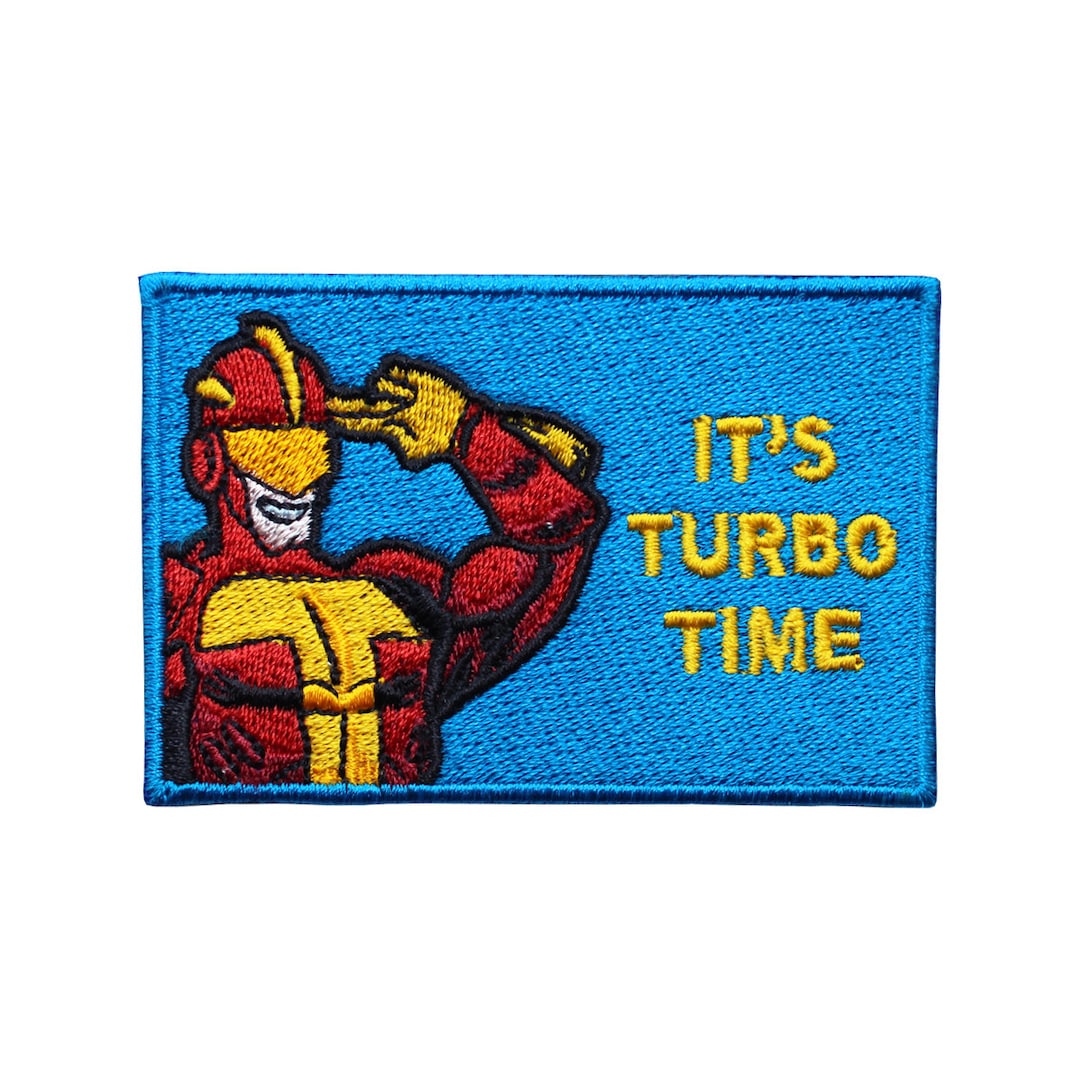 It's Turbo Time Patch - Etsy