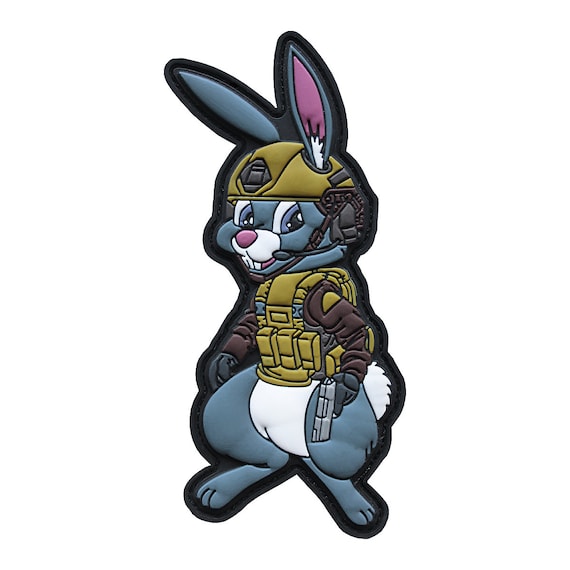 Tactical Bunny PVC Patch - Etsy