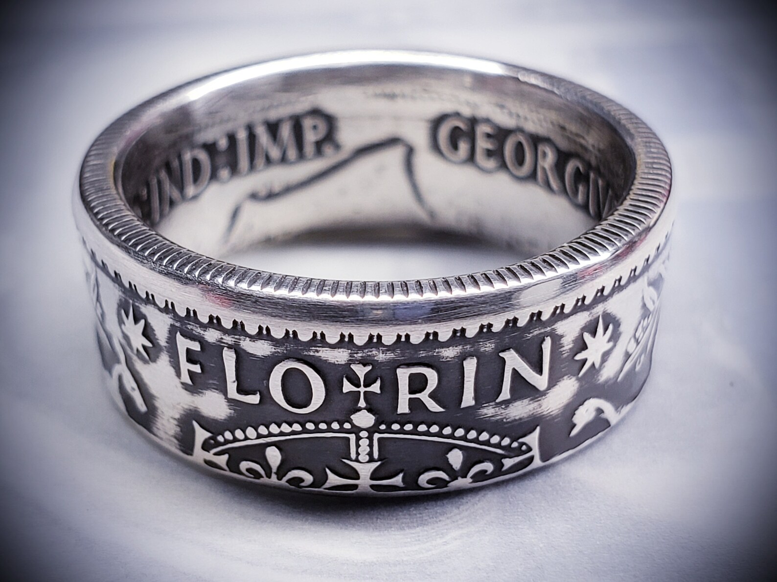 Silver Australian Florin Coin Ring | Etsy