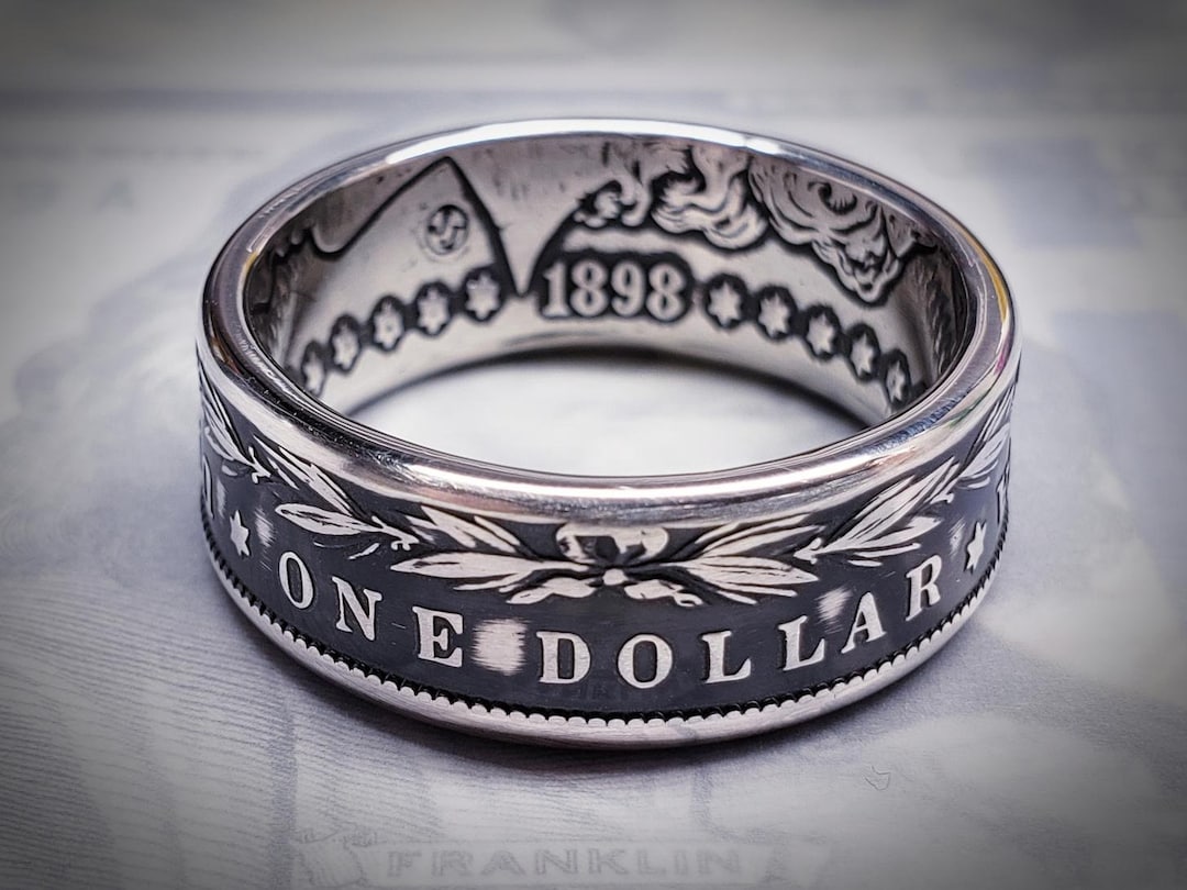 Morgan Silver Dollar Coin Ring - Etsy
