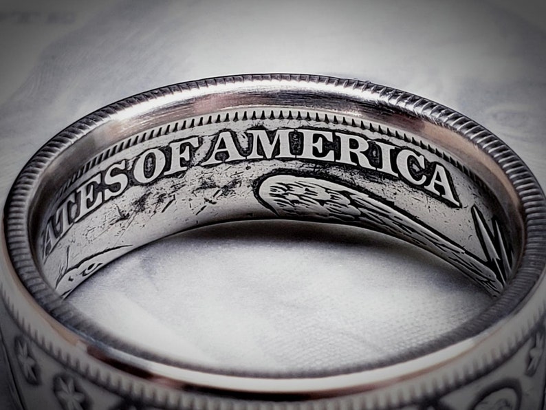 Civil War Era Seated Liberty Half Dollar Coin Ring - Etsy