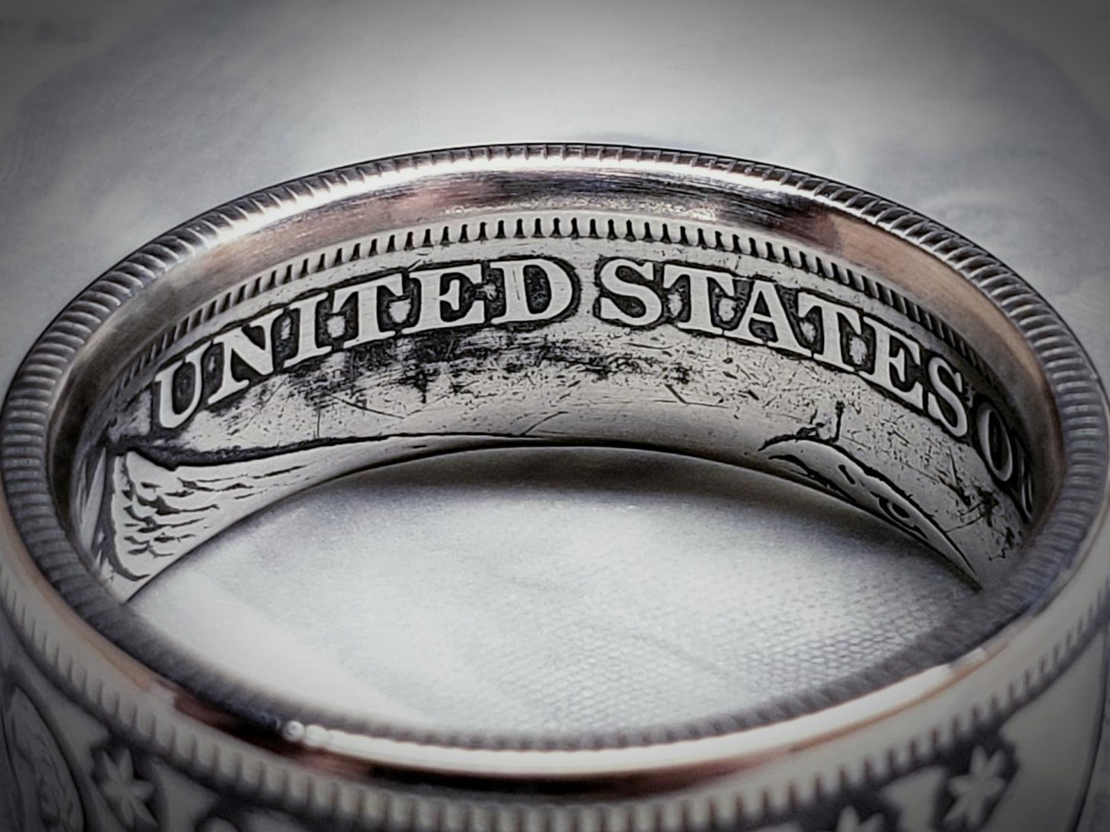 Civil War Era Seated Liberty Half Dollar Coin Ring - Etsy