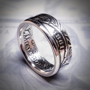 Civil War Era Seated Liberty Half Dollar Coin Ring - Etsy