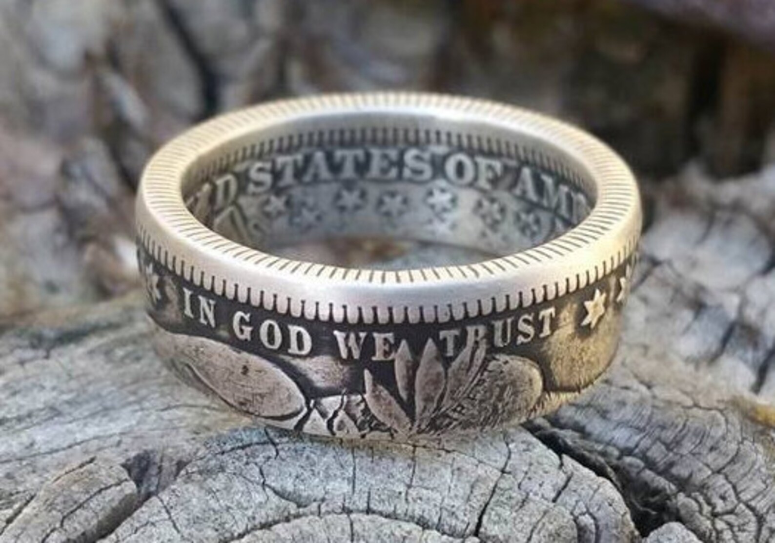Barber Quarter Coin Ring | Etsy