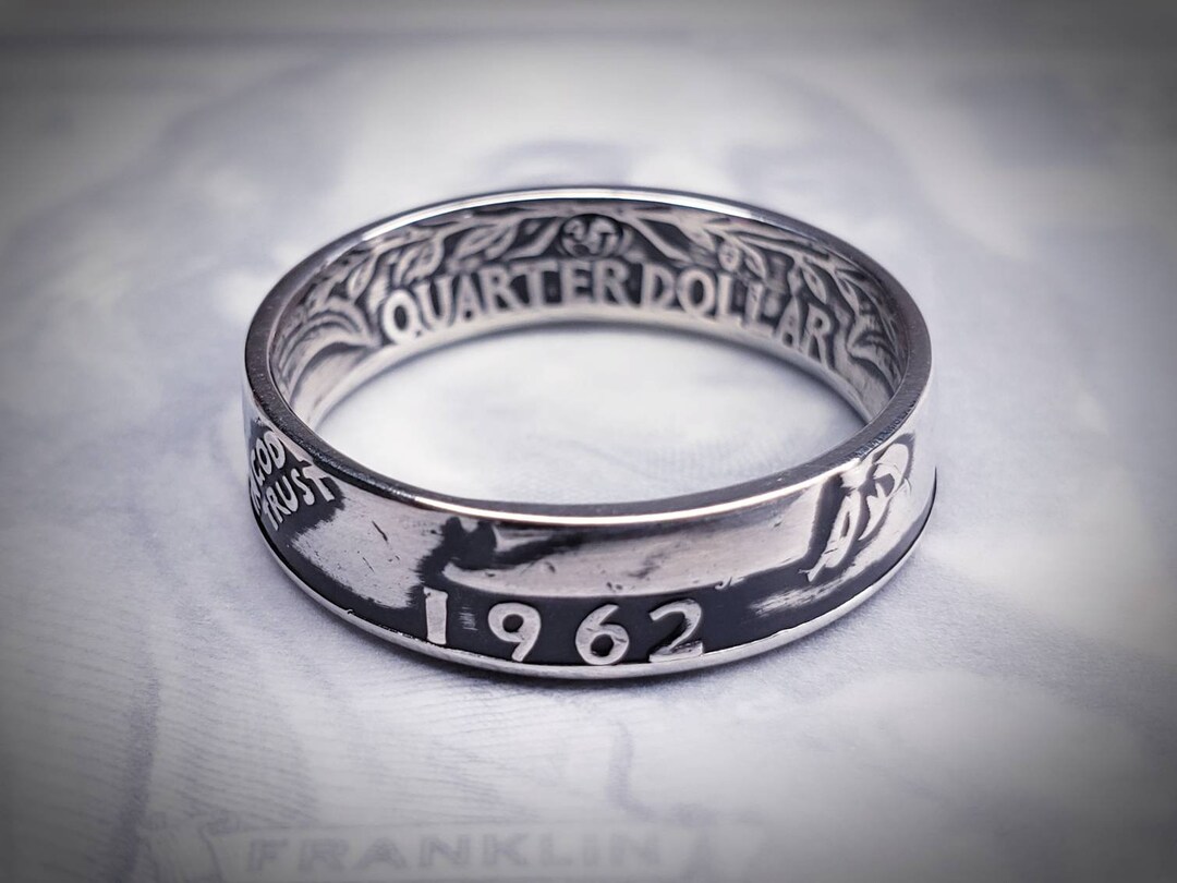 1932-1964 Washington Quarter Coin Ring - Etsy