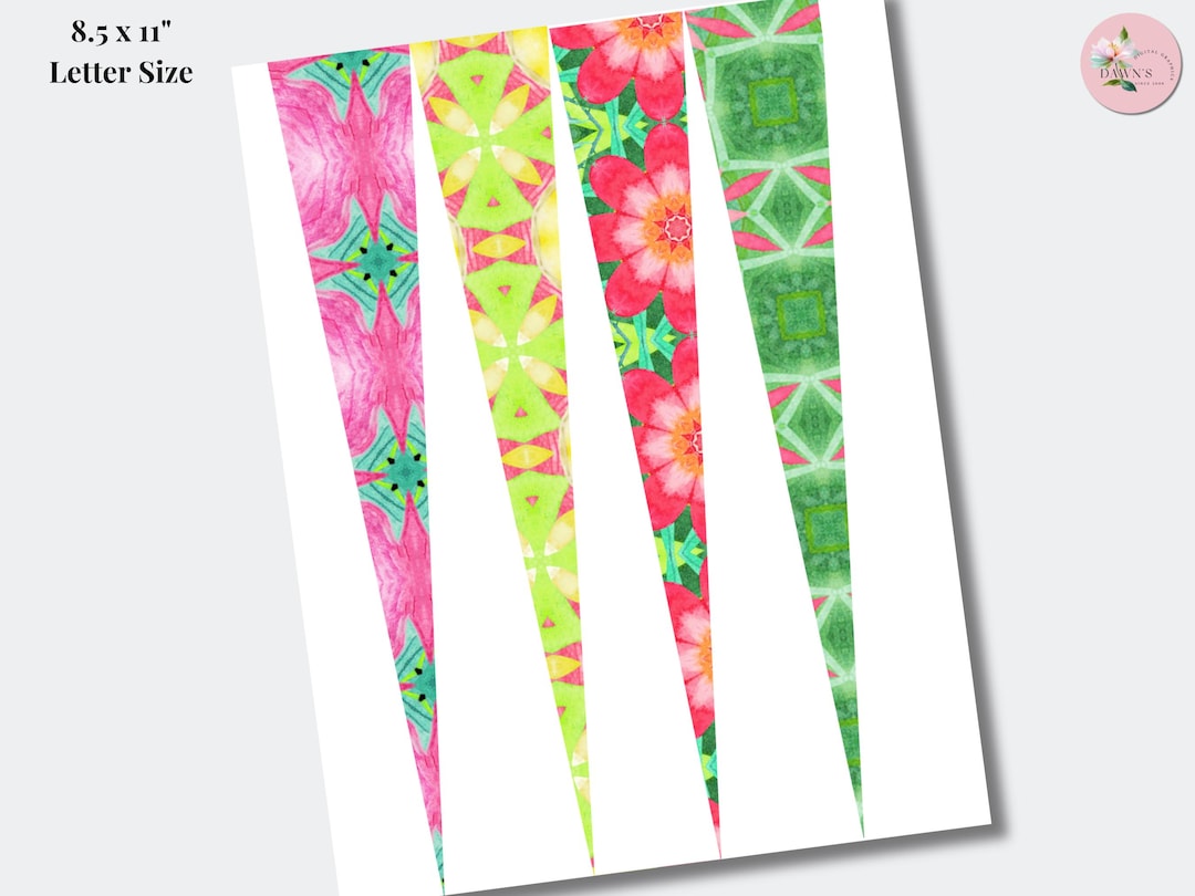 Printable Paper Beads | Paper Bead Template | Jewelry Bead Supplies ...