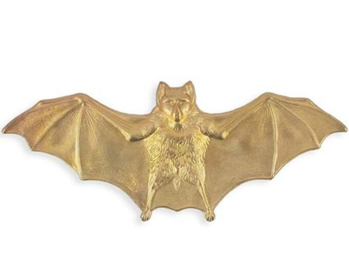 Raw Brass Large Halloween Bat Gothic Bat 88mm (1 Piece) 63V17 - Etsy