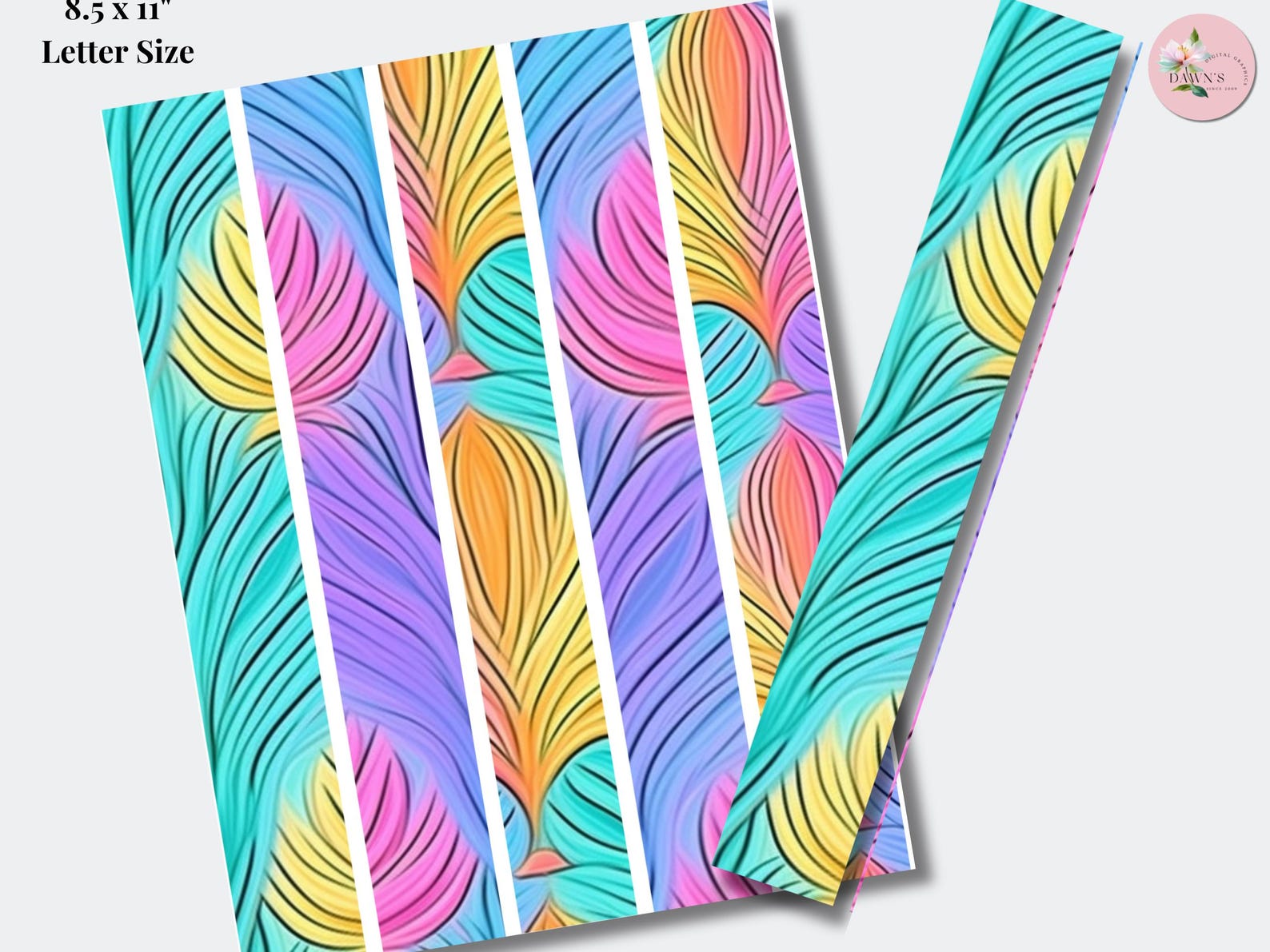 Paper Bead Template | Bright Colorful Paper Design Paper Beads ...