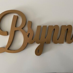 Name Cutout - Nursery Name Sign - Above Crib Decor - Name Wall Hanging ...