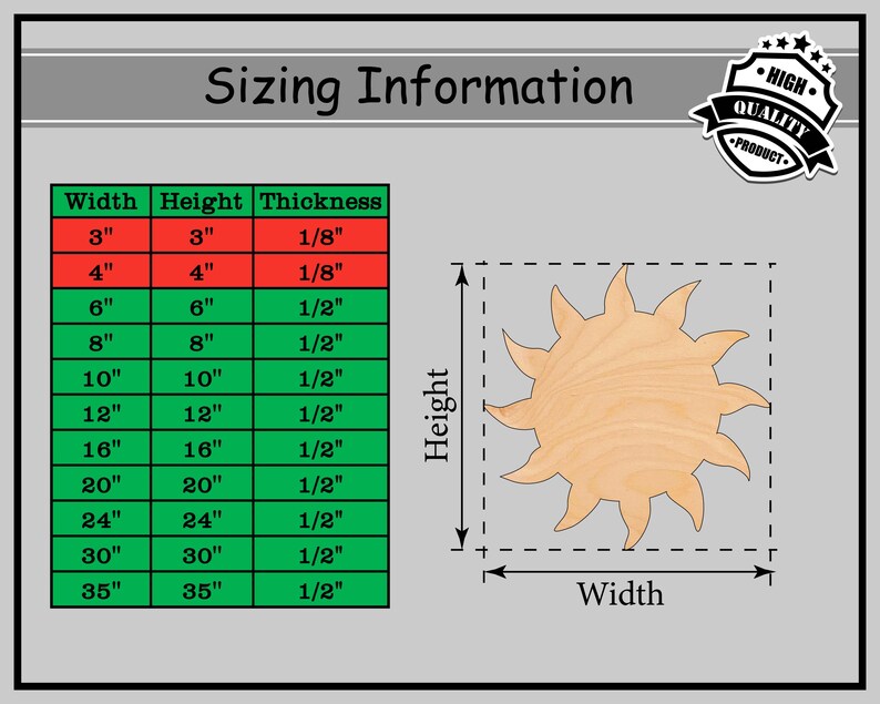 Sunshine Sun Wood Cutout Unfinished Wood Craft Blanks Laser - Etsy