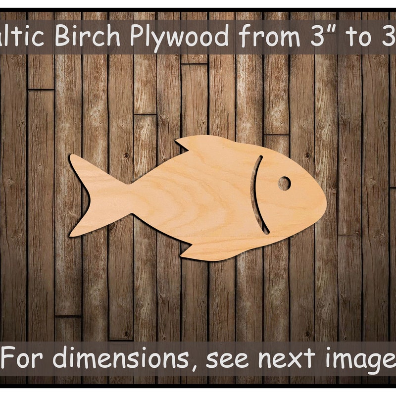 Fish Wood Cutout - Etsy