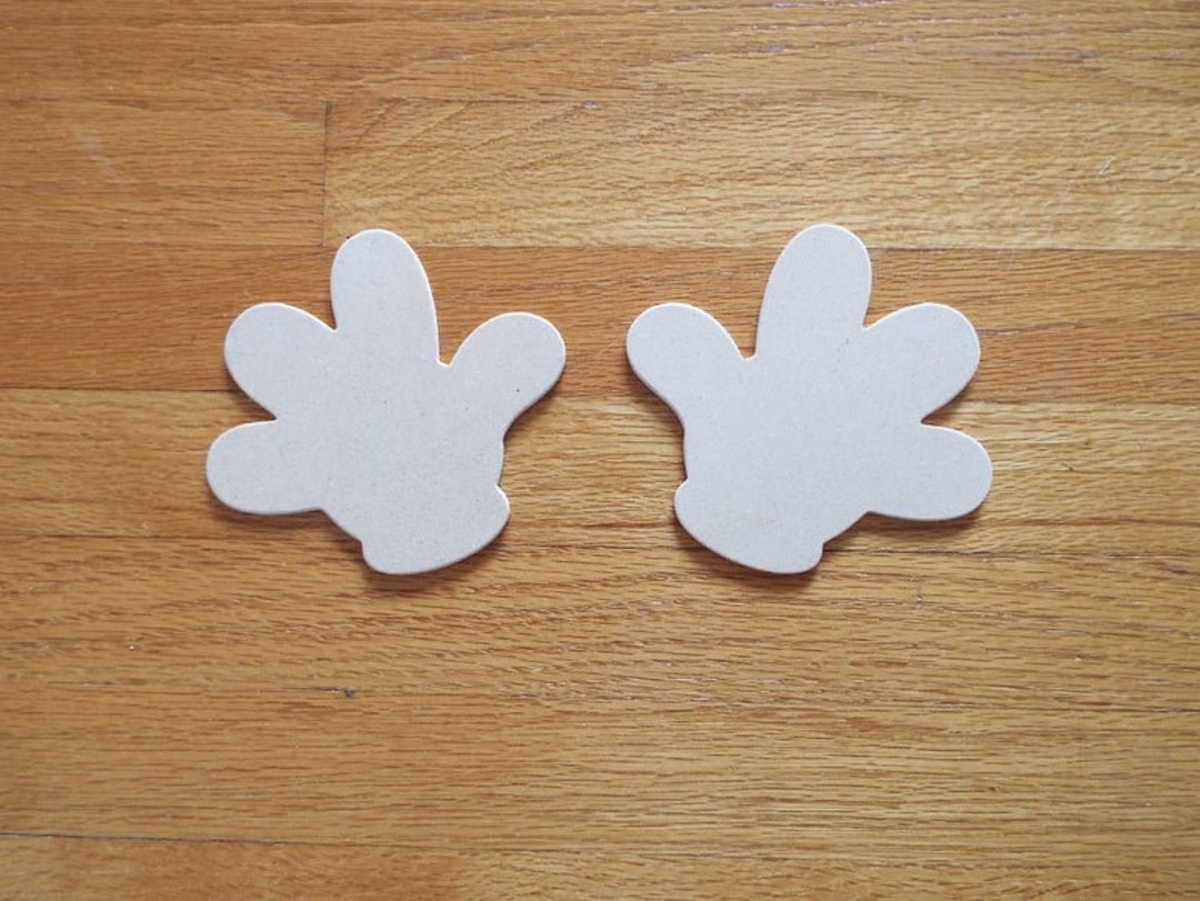 Mickey Mouse Hands Disney - Silhouettes Outline Hands - Hand Gloves ...