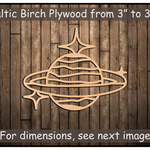 Saturn Cutouts - Etsy