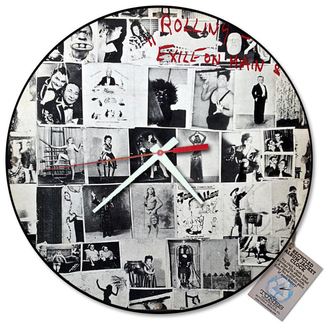 Rolling Stones Exile on Main Street Wall Clock - Etsy