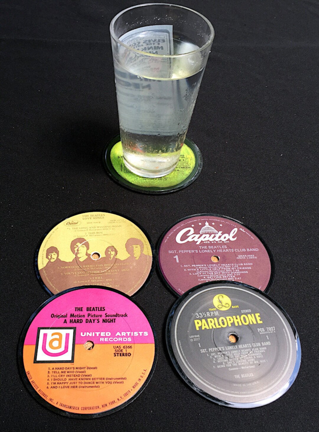 Beatles Original Album Label Coasters Assorted Set of Four - Etsy