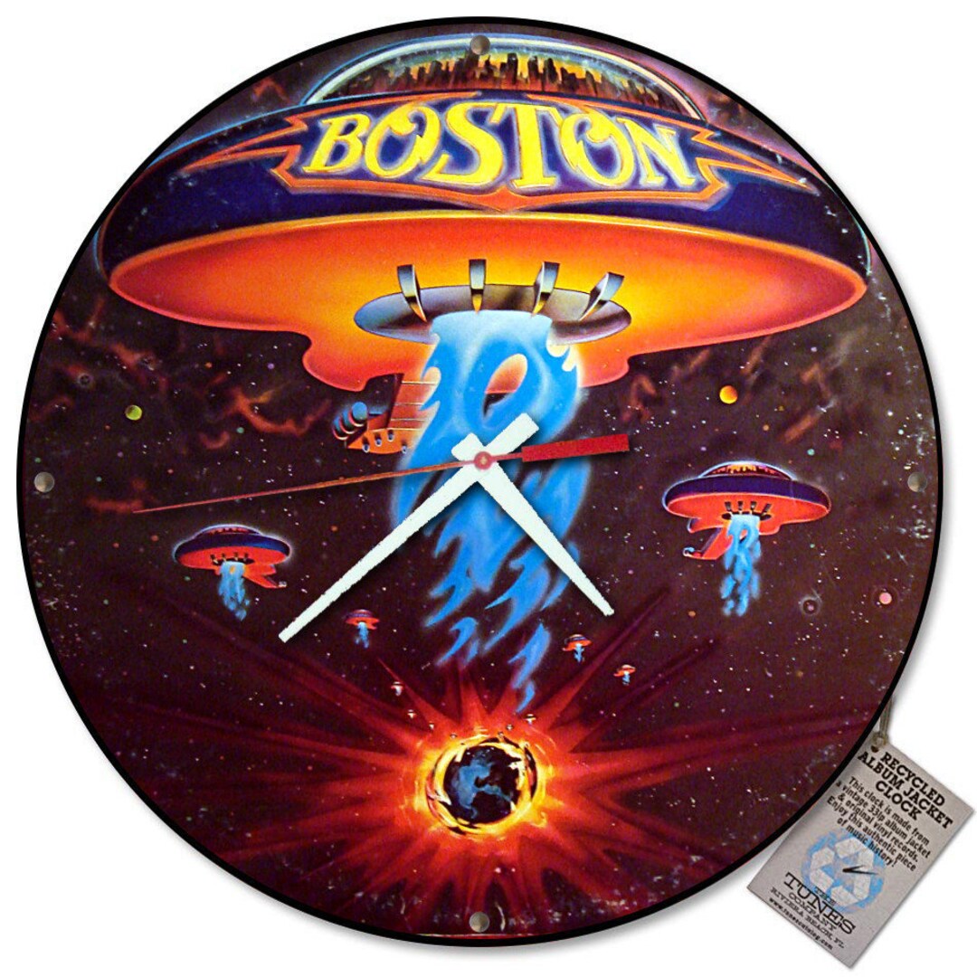 Boston Album Cover Wall Clock - Etsy