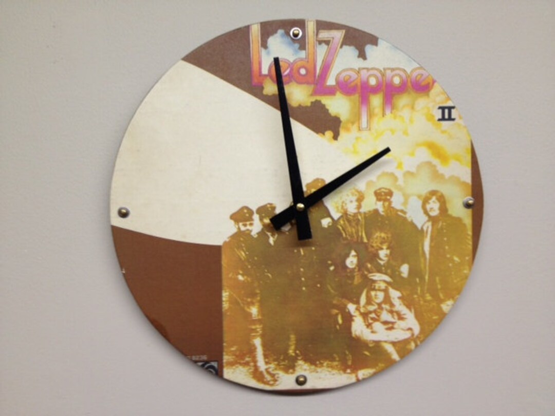Led Zepplin Ll Original Album Cover Clock - Etsy