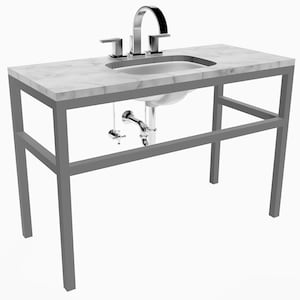 Metal Bathroom Vanity Base (brody) - Etsy