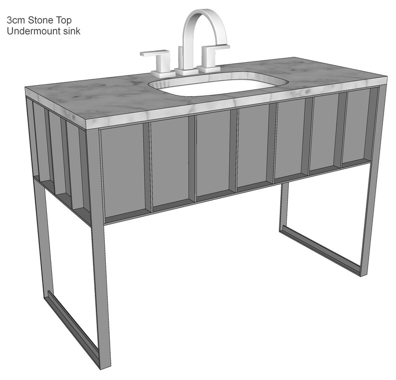 Metal Bathroom Vanity Base (kaitlyn) - Etsy