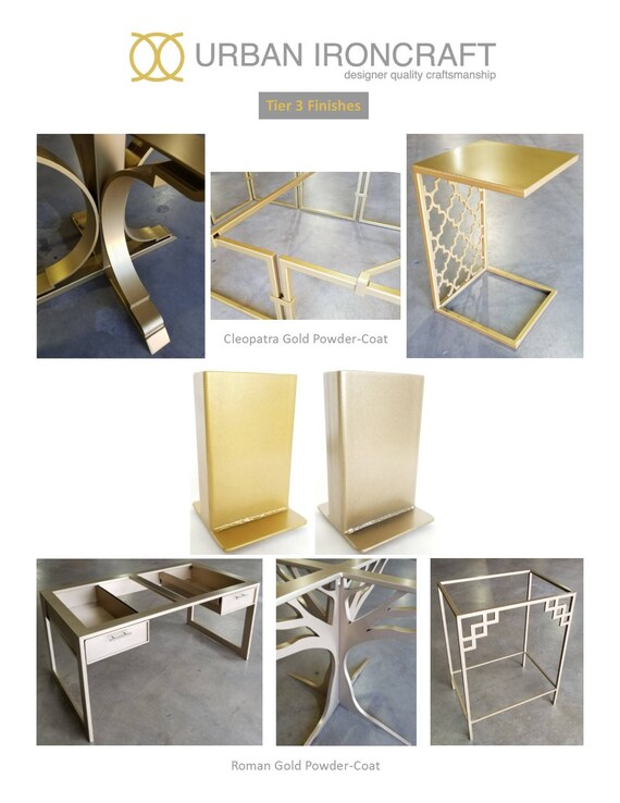 Gold Finish Sample Set | Etsy