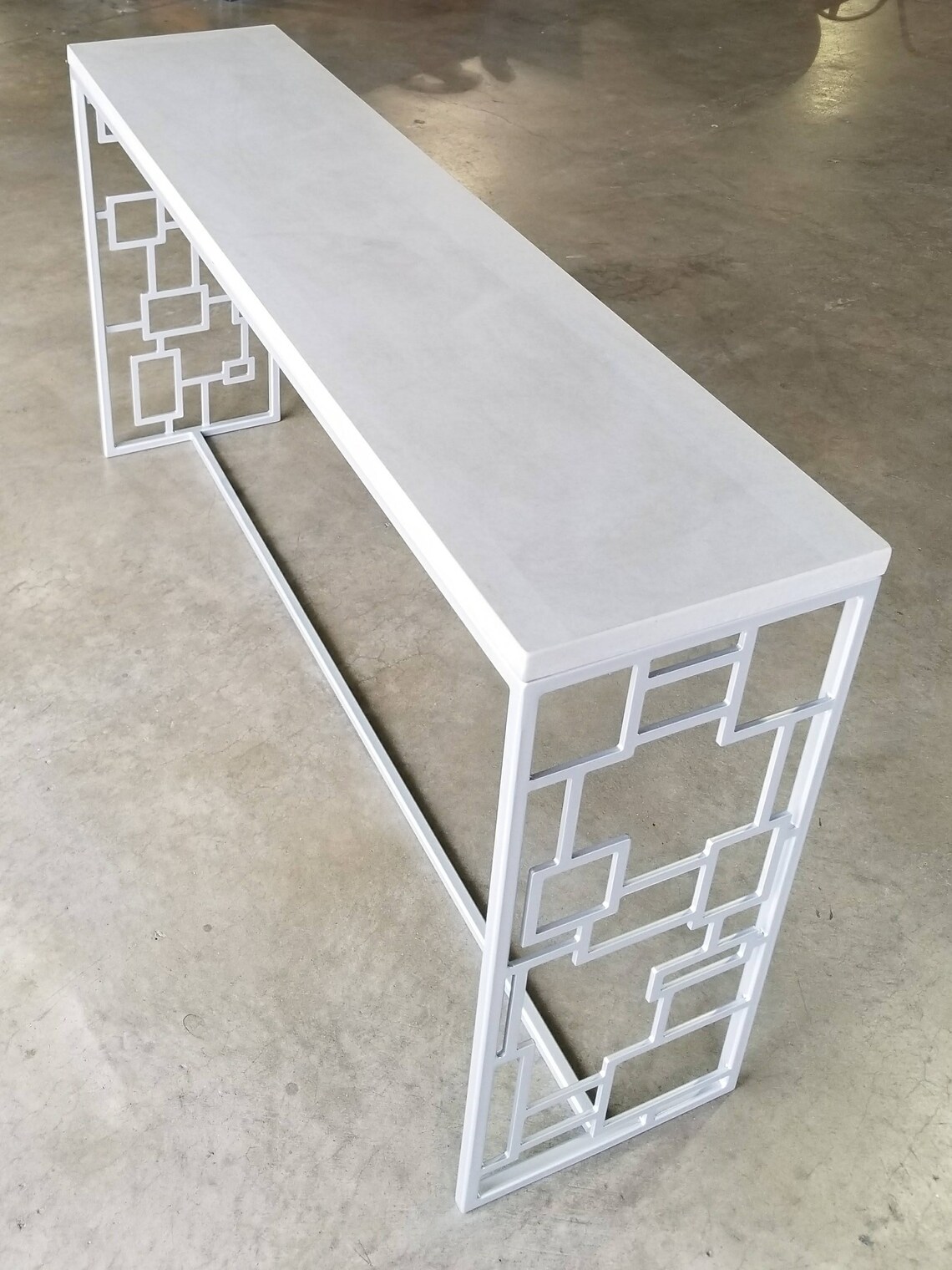IN-STOCK Modern Metal Console Table - Etsy