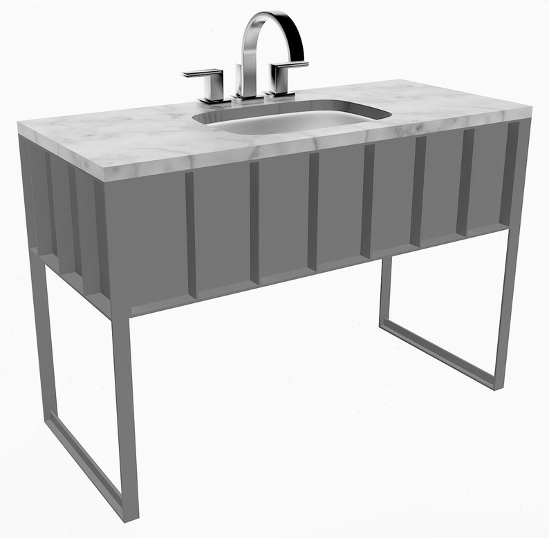 Metal Bathroom Vanity Base (kaitlyn) - Etsy