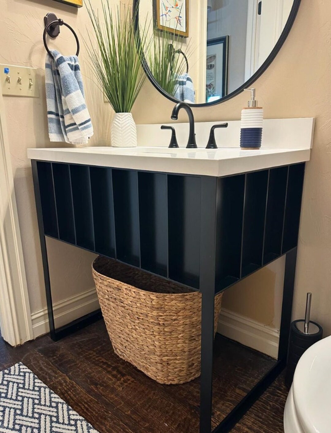Metal Bathroom Vanity Base (kaitlyn) - Etsy