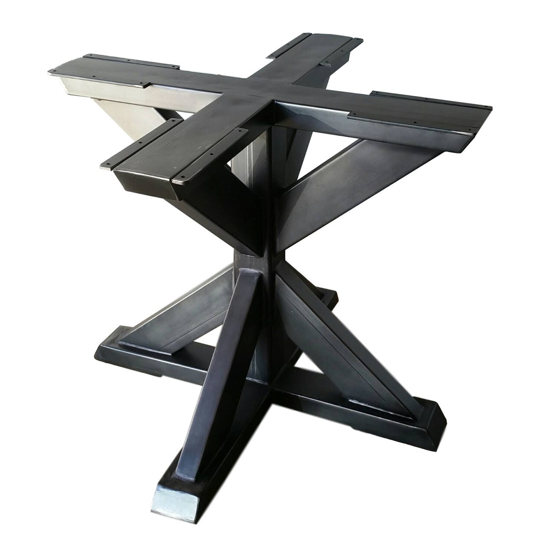 Metal Table Base - Pedestal Style (trestle) - Etsy