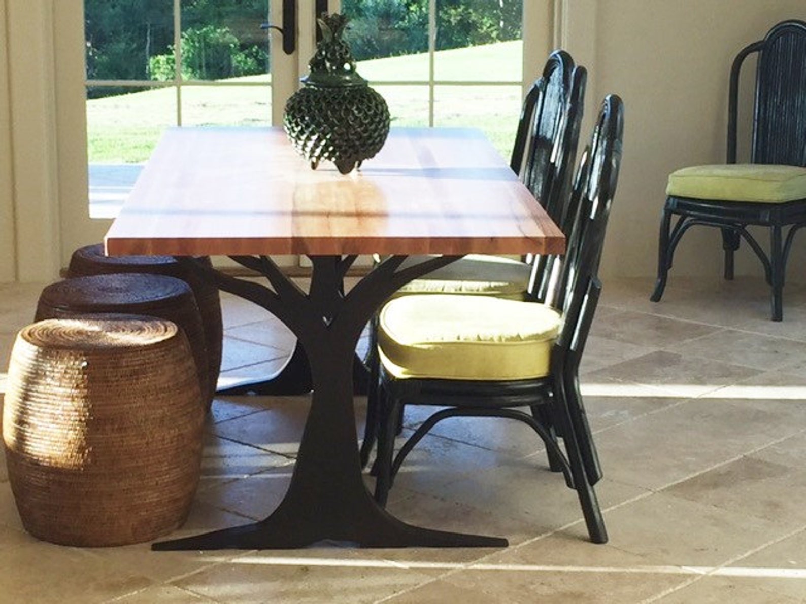 Metal Table Legs oak Tree - Etsy
