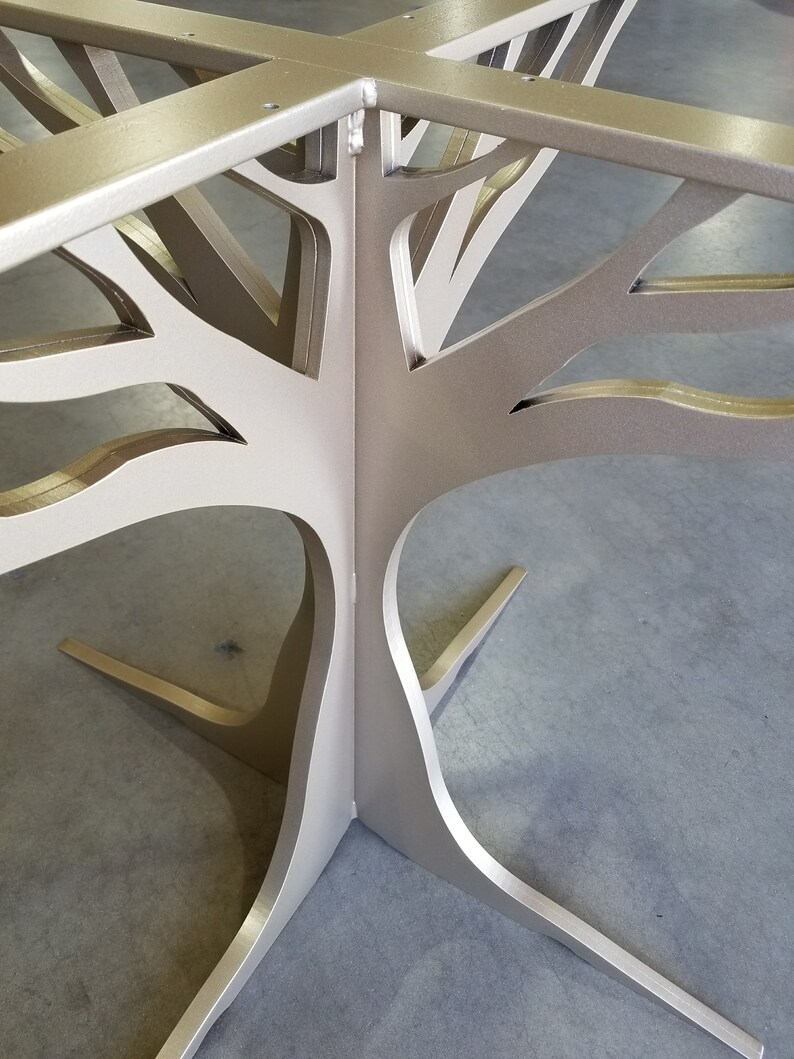 Metal Table Base Pedestal Style oak Tree - Etsy