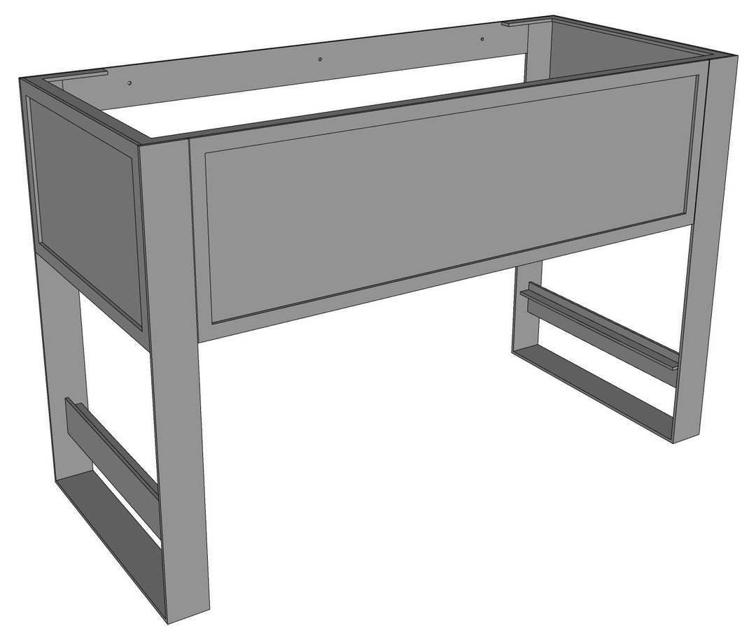 Metal Bathroom Vanity Base (parker) - Etsy