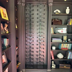 Floor to Ceiling / Pillar Series - Double Bottle Label Facing Wine ...